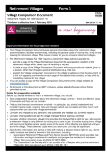 3-1-5 VCD Village Comparison Document - Form 3 v9 - CAP 20230116 ARP ...